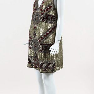 Alice + Olivia | Dresses | Alice Olivia Odell Sequin Bead Embellished ...